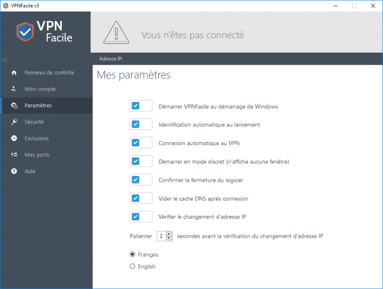 Logiciels VPN inclus avec notre offre VPN